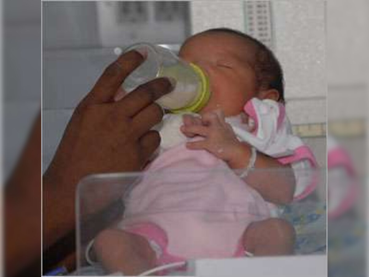 Baby Manji arrives to unite with Japanese dad