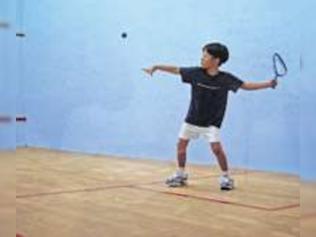 Squashing all the way at 8