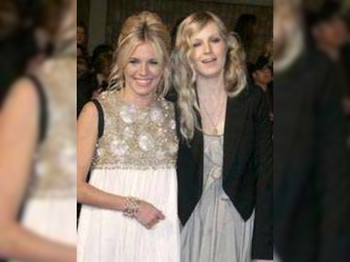 Miller sisters sparkle in London catwalk debut