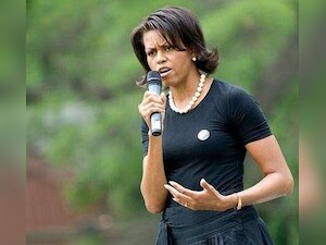 Michelle Obama meets 'The Simpsons'