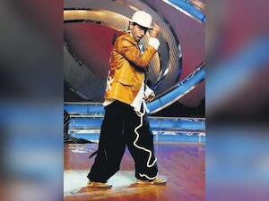 Dancer-choreographer Dharmesh walking on the dream road