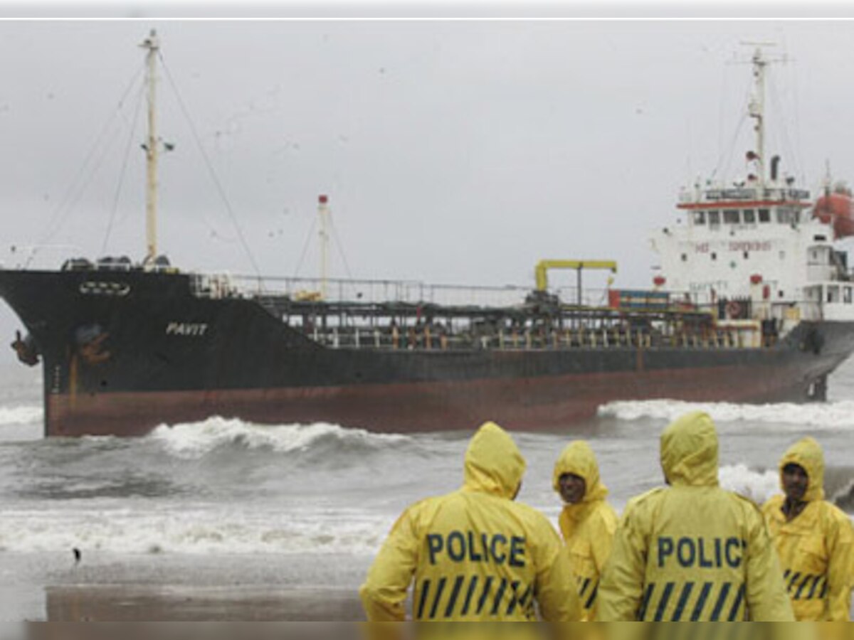 FIR filed against owners of stranded MT Pavit at Mumbai's Juhu beach