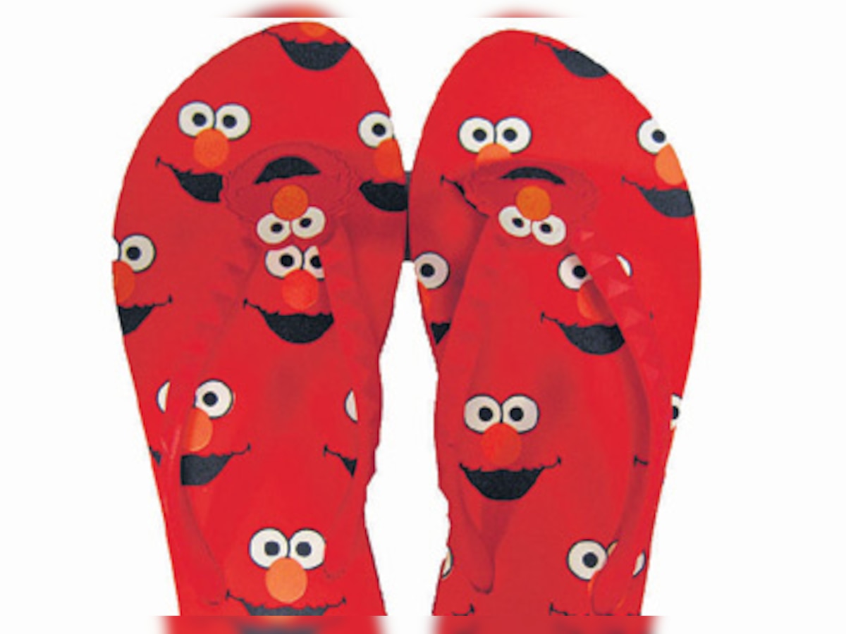 Colourful, funky flip-flops 'in' this season