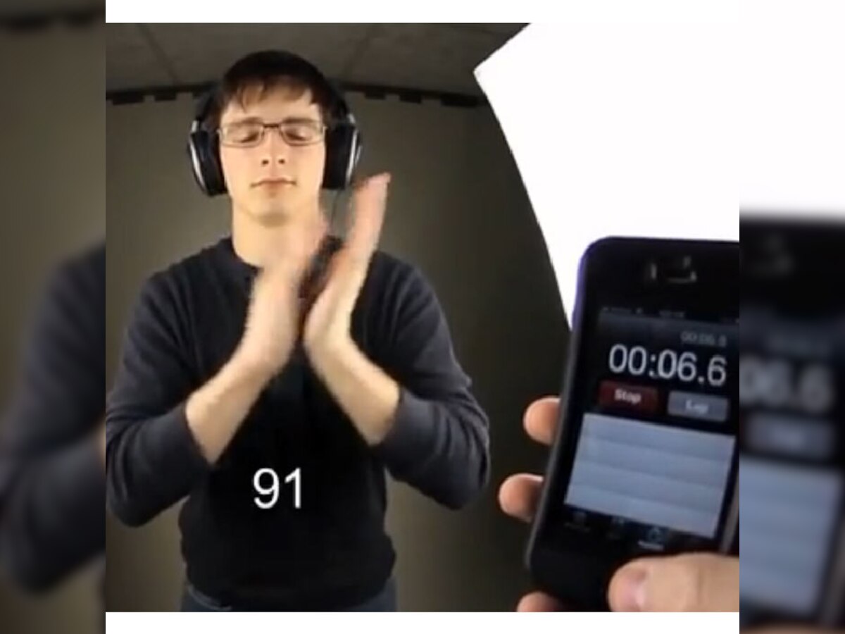 Video of speed-clapping by Bryan Bednarek goes viral on YouTube