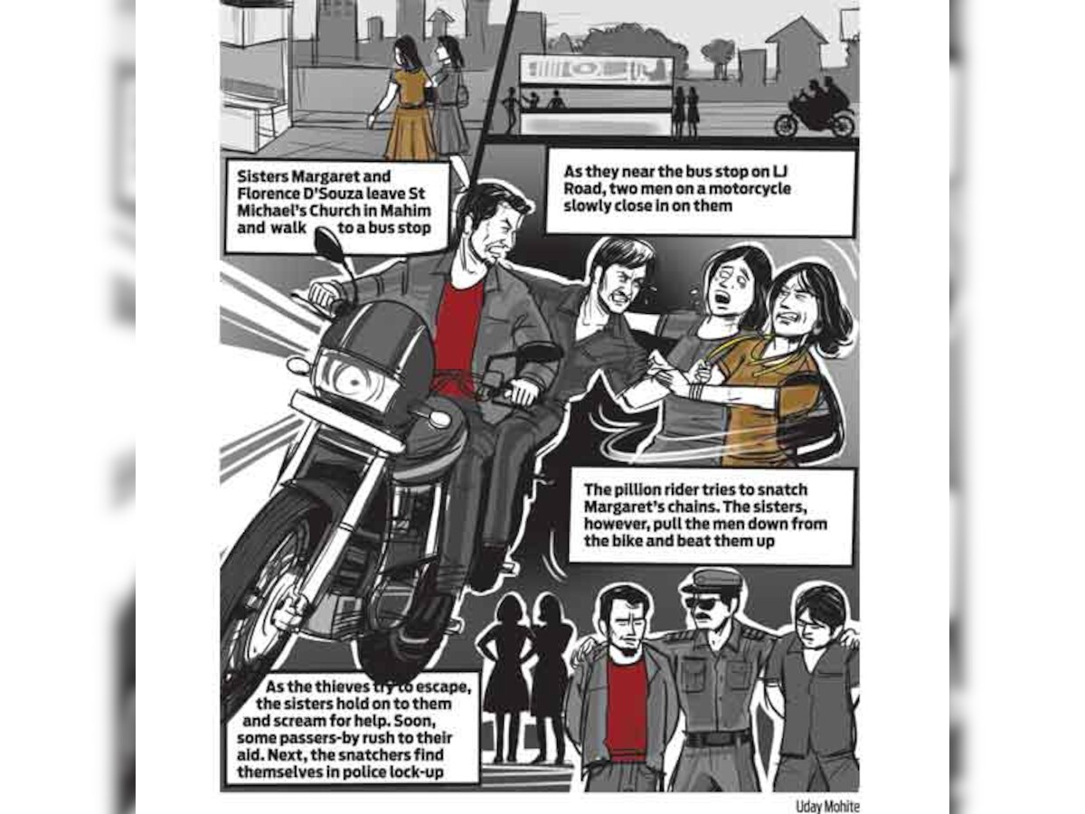 Chain reaction: Feisty sisters show the way