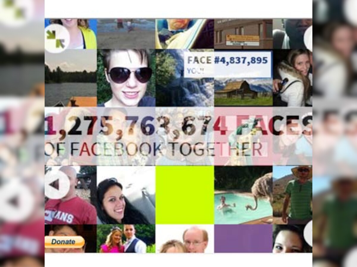 Faces of Facebook: View yourself among 1.2 billion Facebook users on ...