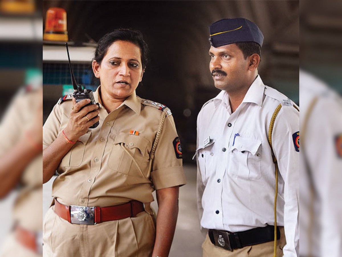 Traffic inspector Sujata Patil and constable Kumardatta Shedge drove ...