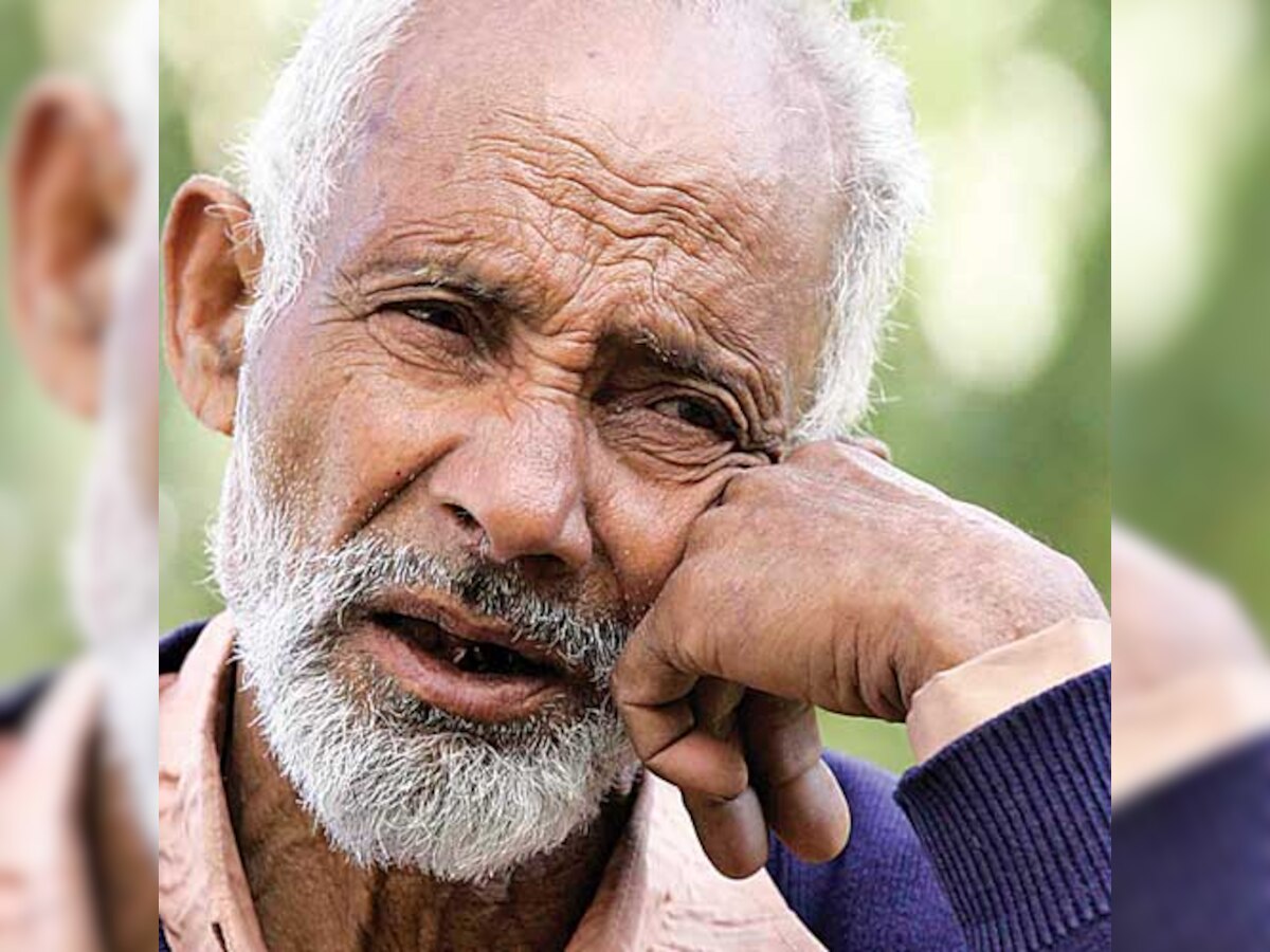 Man who digs the graves of the unknown dead