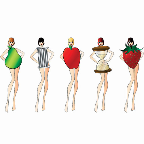 What body type are you? The S, U, V and X of the most desirable body types