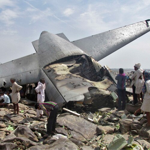 Five IAF men killed in C-130J crash