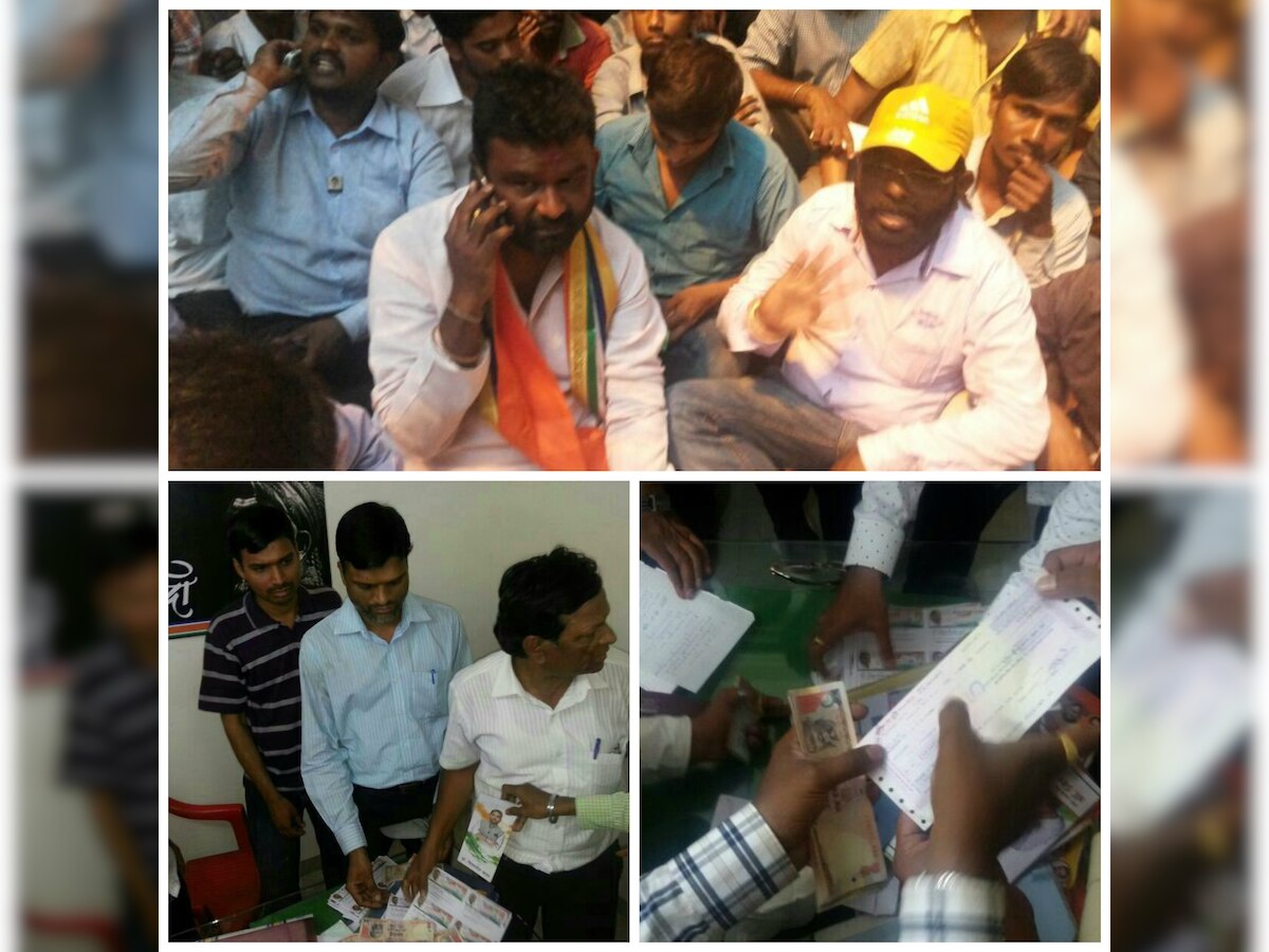 Congress workers caught buying vote by MNS