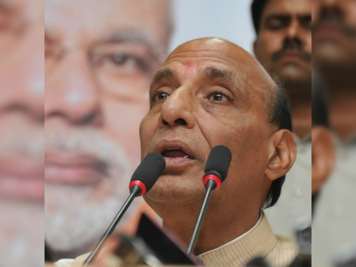 Rajnath Singh meets RSS leader Suresh Soni to discuss the BJP's post ...