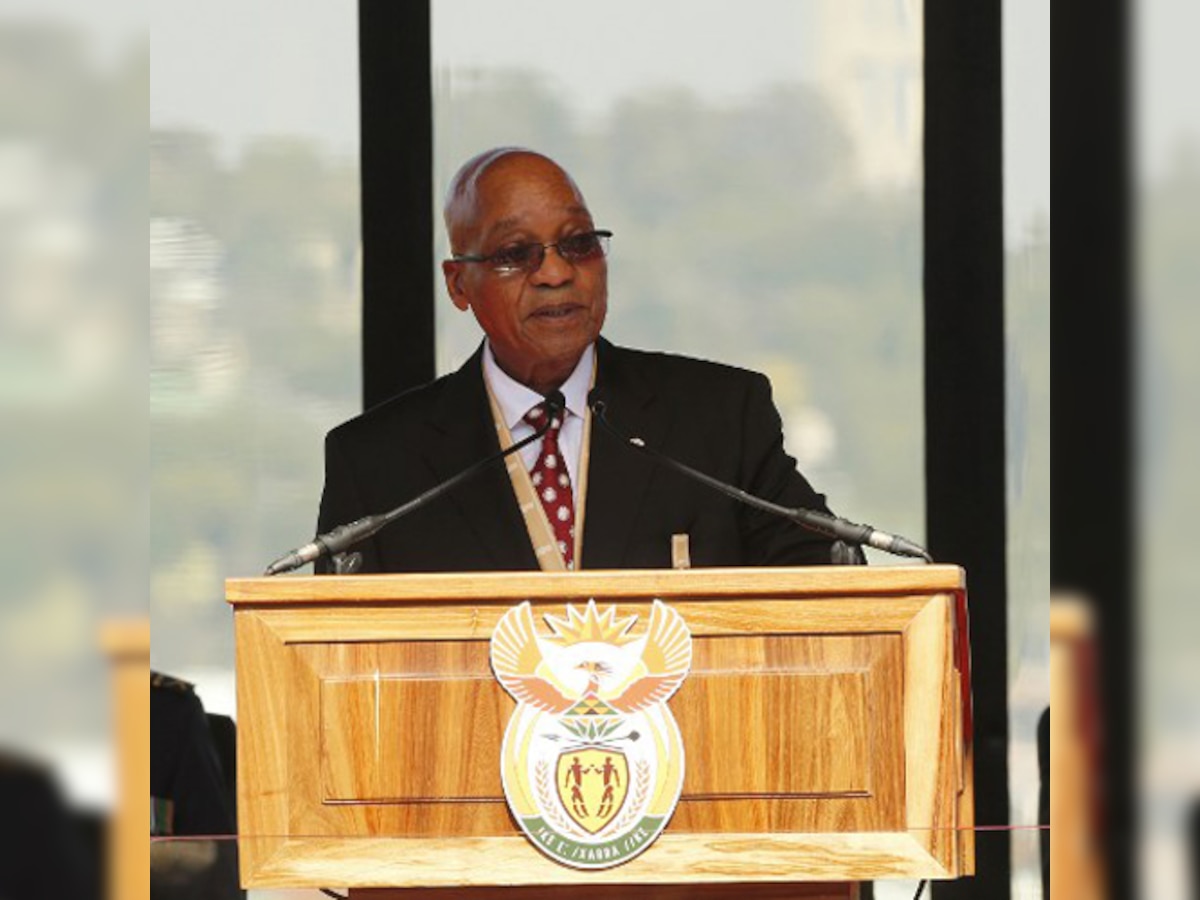 South African President Jacob Zuma takes oath for second term