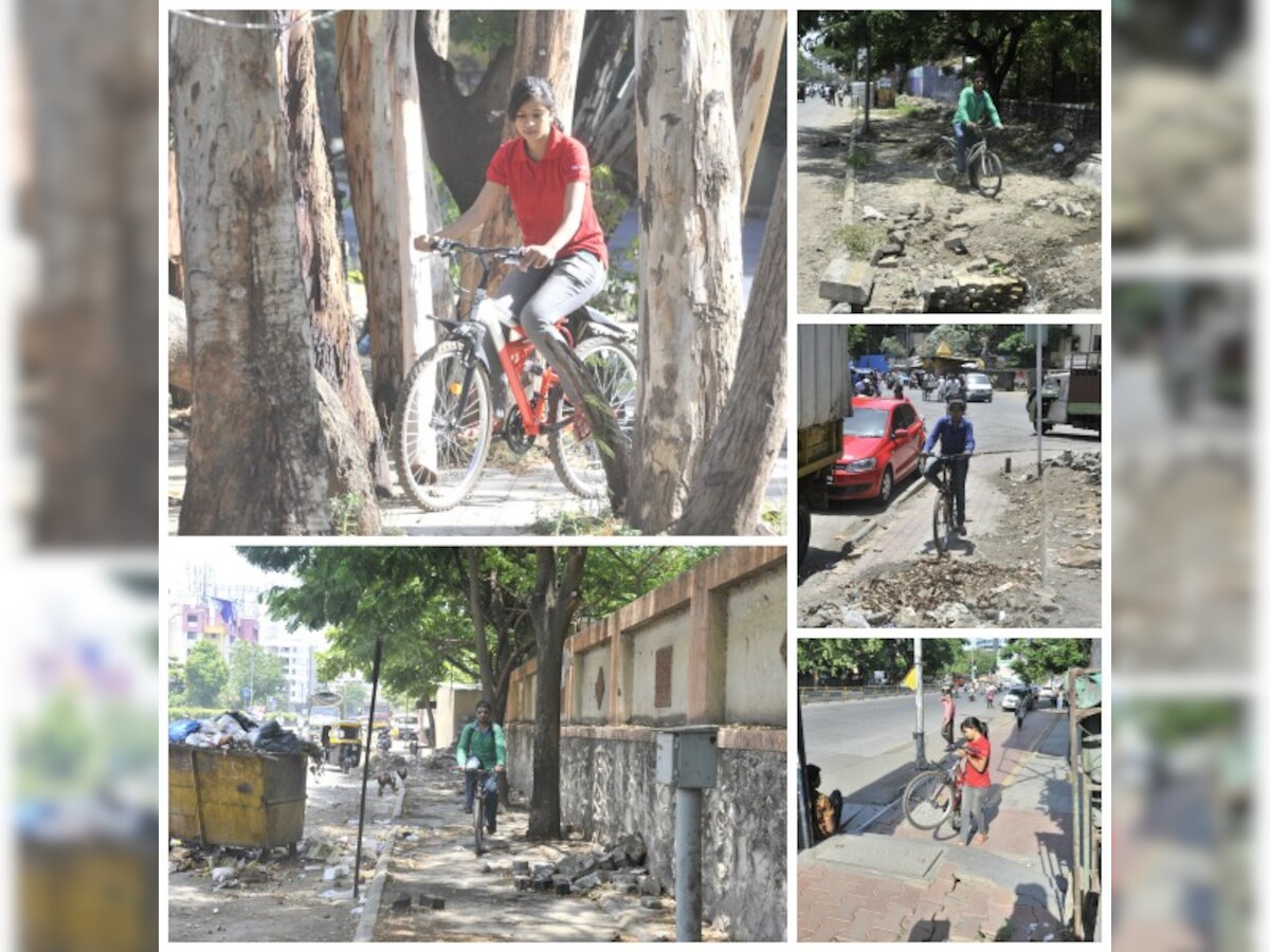 Pune Cycle tracks, not for cyclists for sure