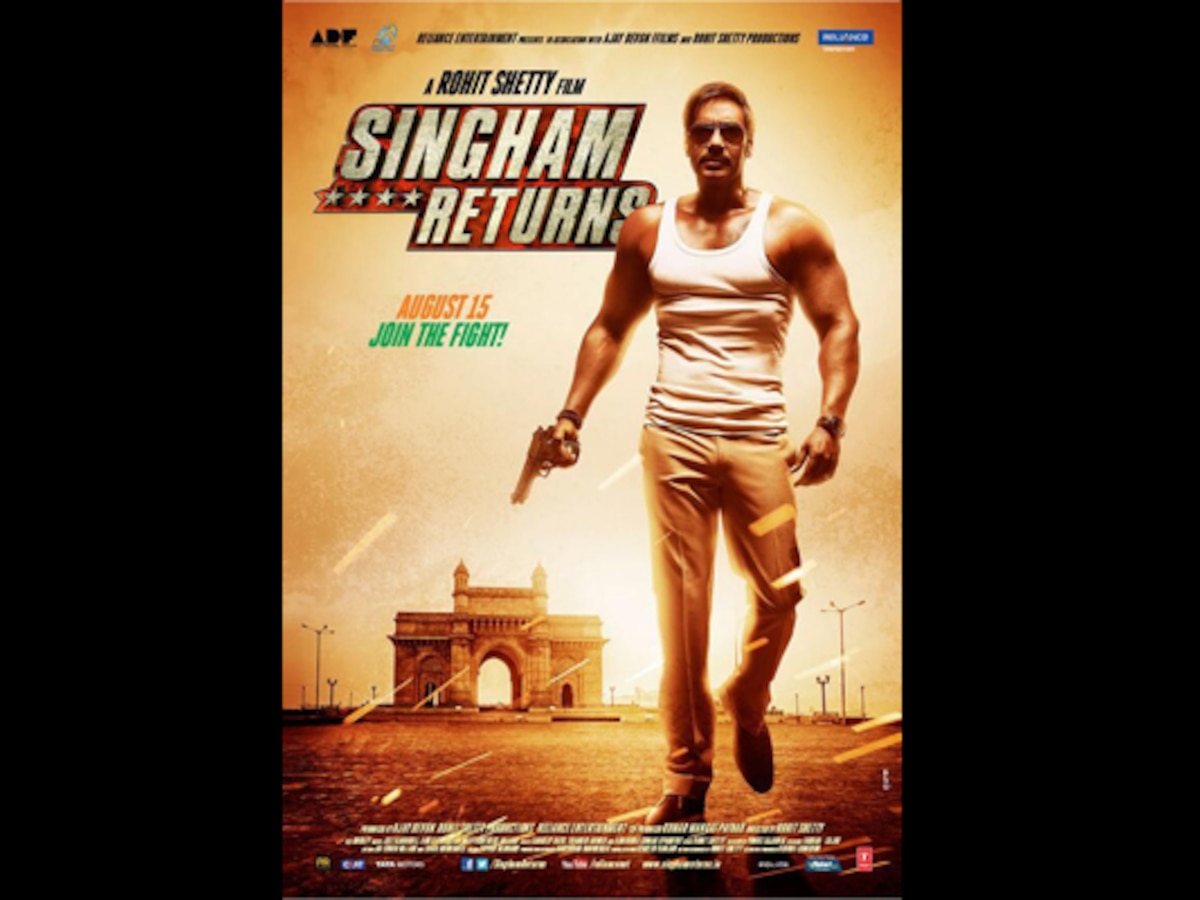 Film Review: 'Singham Returns' is worth the 'ceetees' and 'taalis'