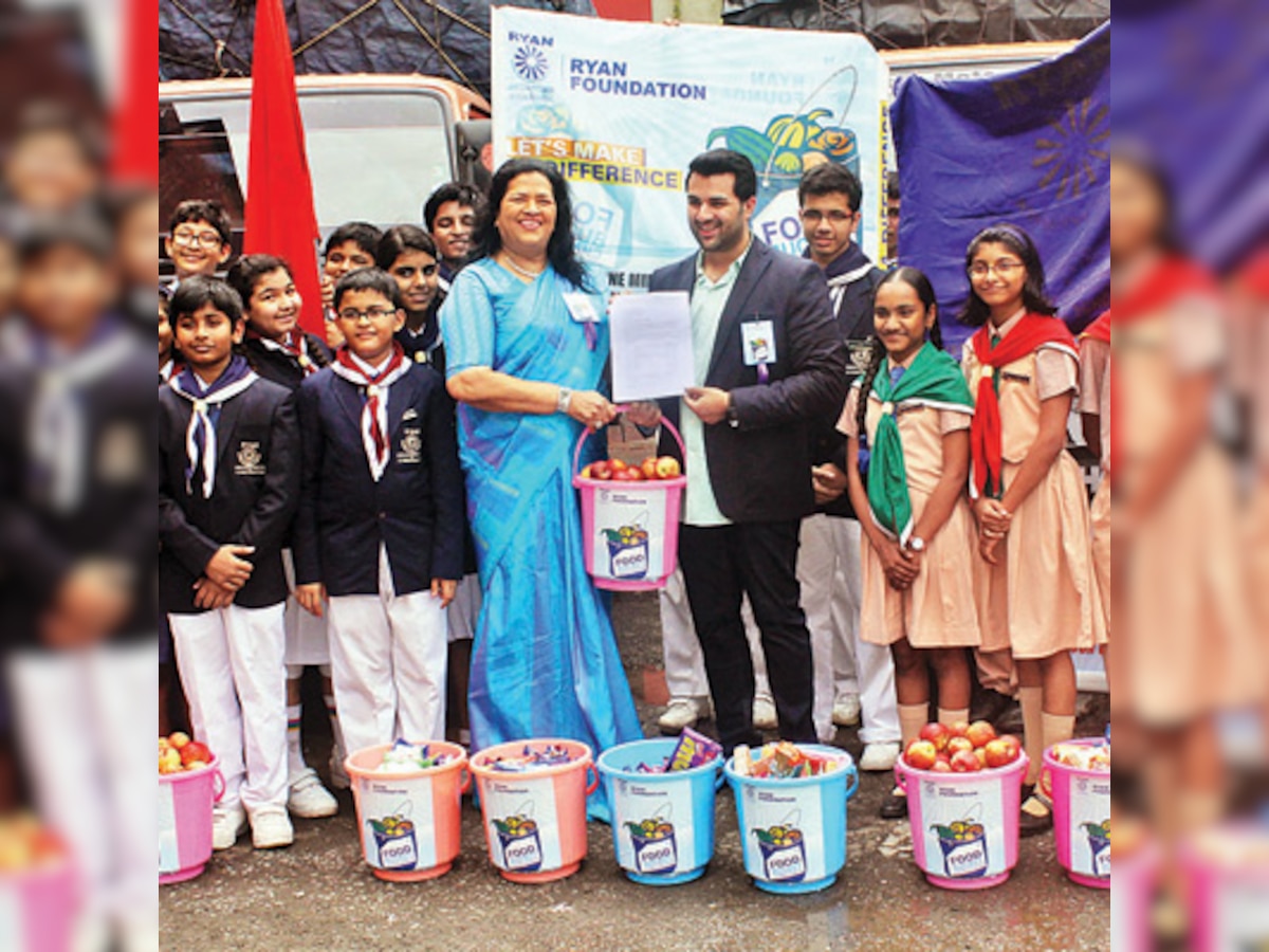 Ryan schools begins Food Challenge to light up a million lives