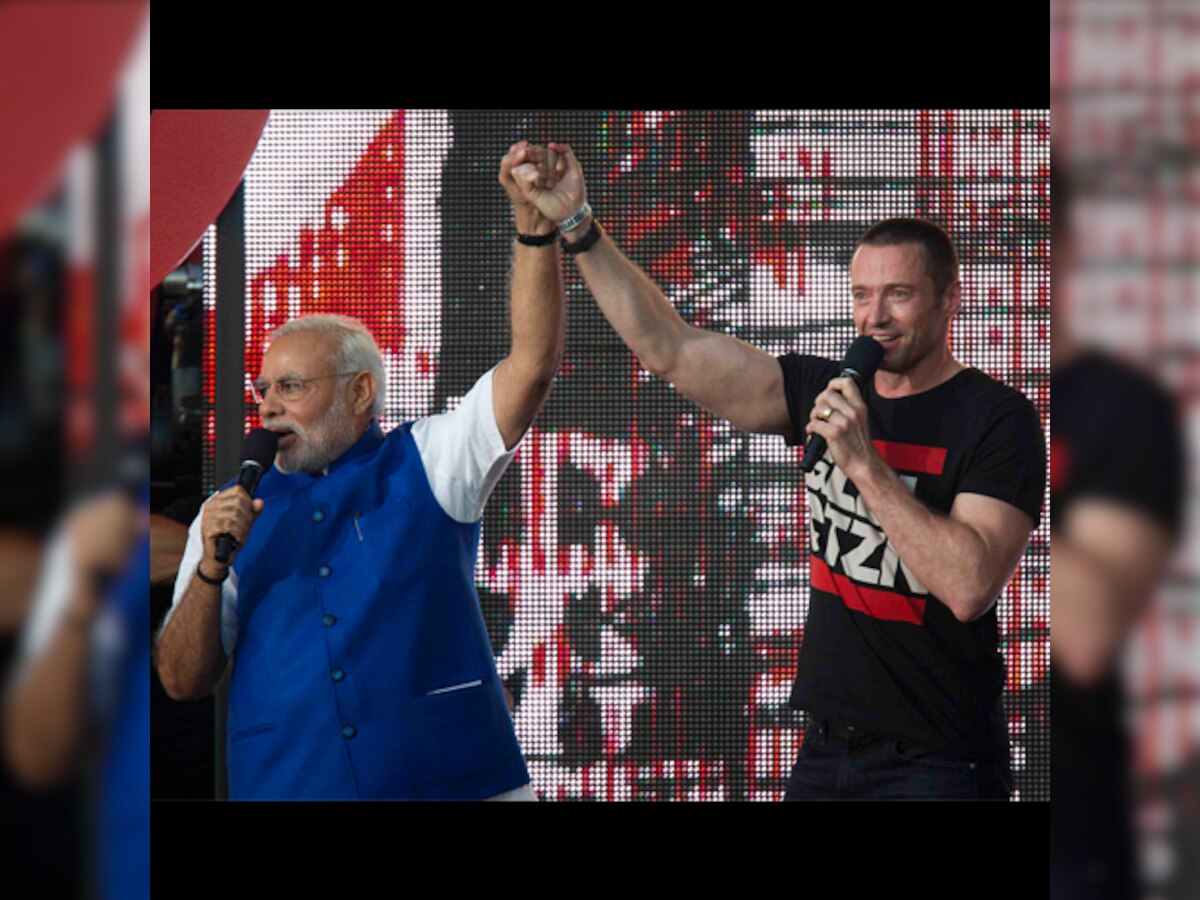 PM Narendra Modi's gig with Hugh Jackman at rock concert