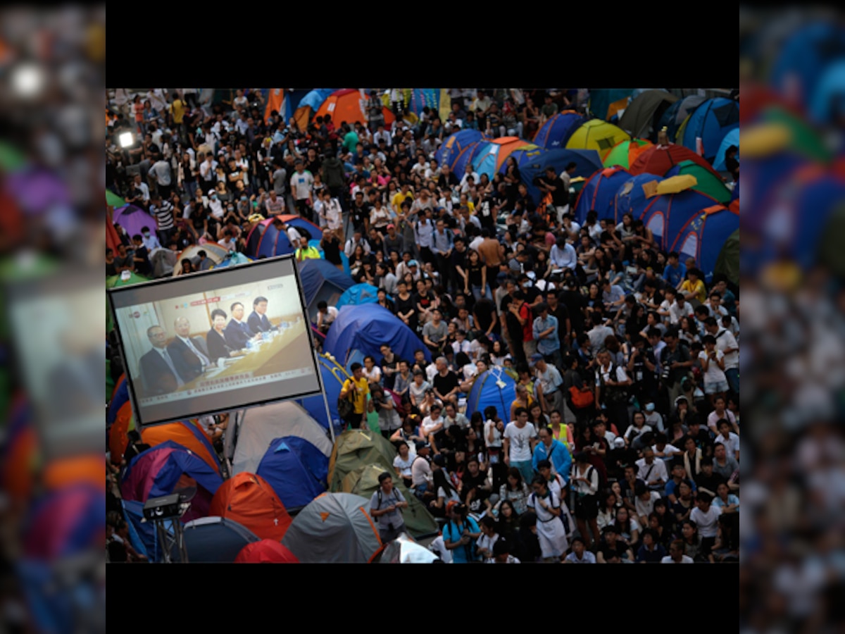 Hong Kong pro-democracy protesters plan march after fruitless talks ...