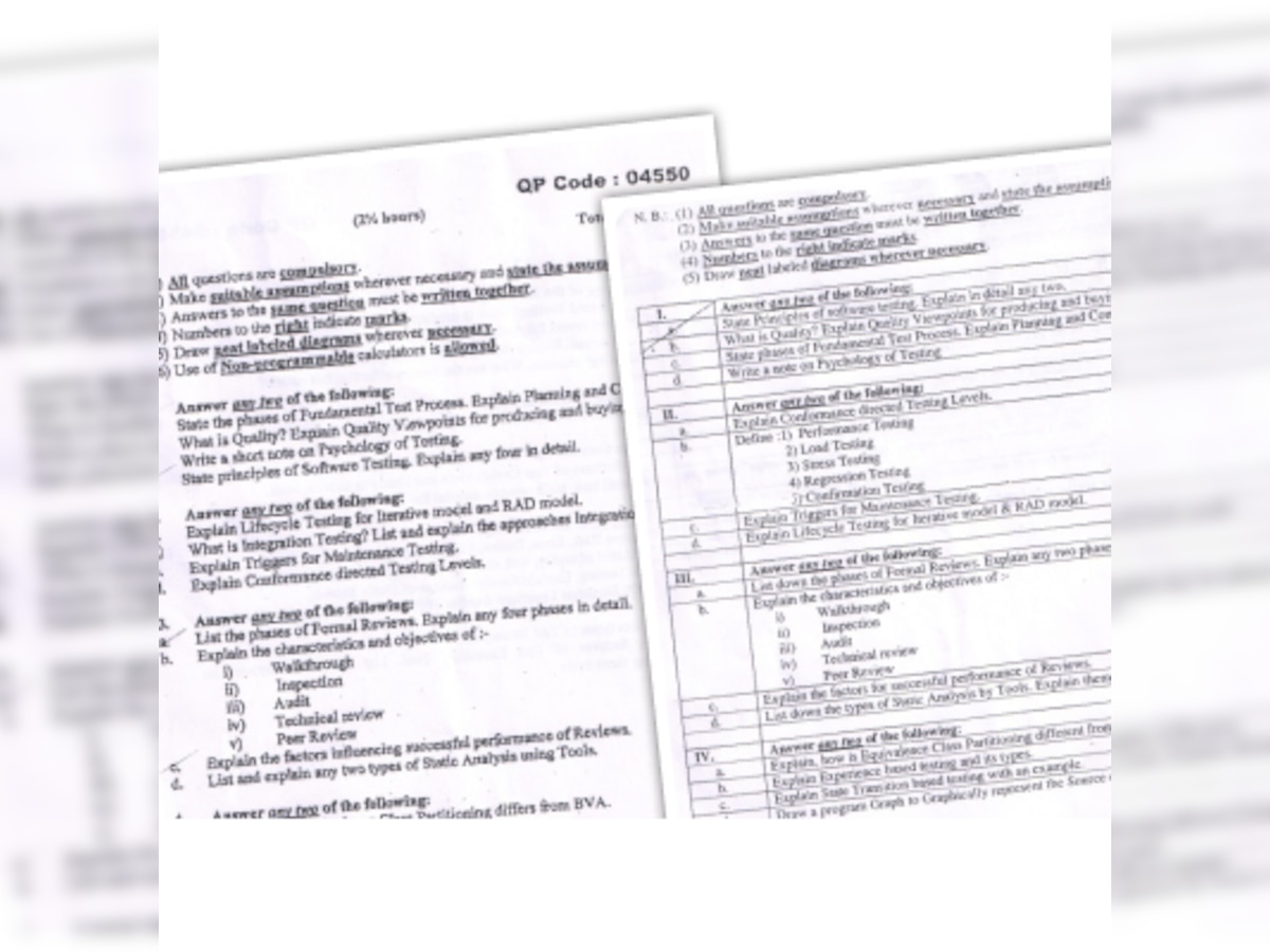 dna exclusive: Mumbai college's internal exam paper shows up in Mumbai ...