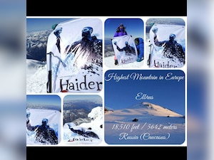 Shahid Kapoor fan hoists 'Haider' flag on Mount Elbrus!