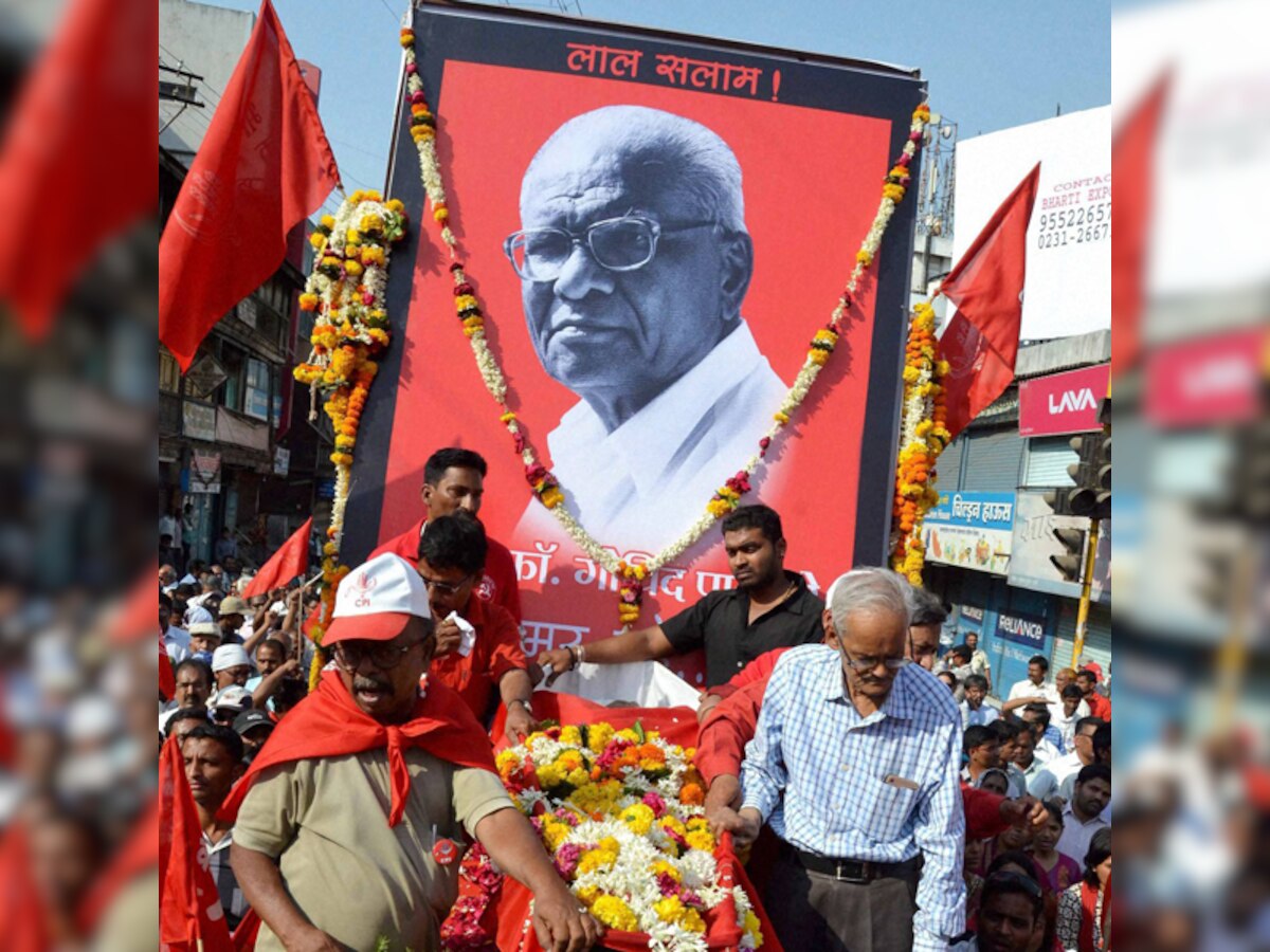 CPI veteran Govind Pansare cremated sans rituals