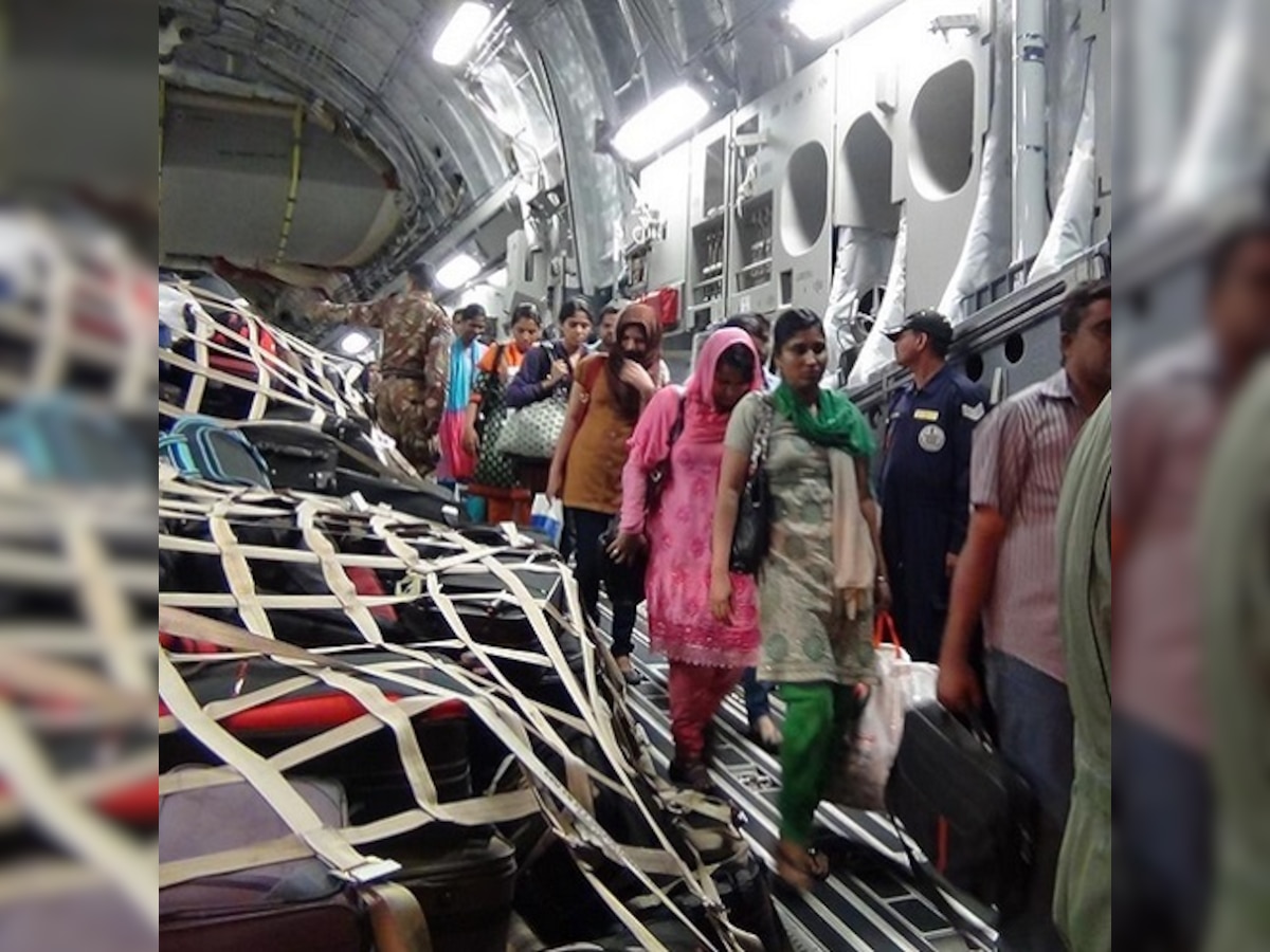Operation Raahat: Over 350 Indian nationals return from strife-torn ...
