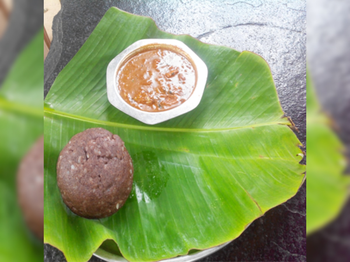 Dig into Hampi's local delicacy–Ragi Mudde