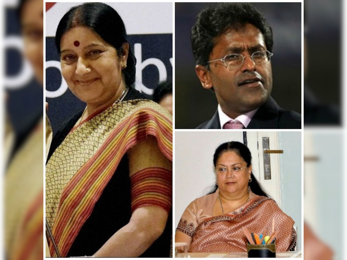 Complaint filed against Swaraj, Raje, Lalit Modi