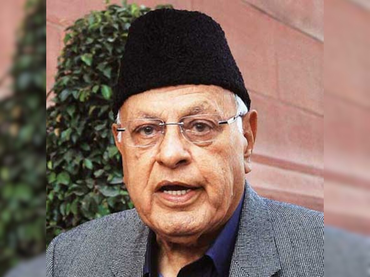 National Conference leader Farooq Abdullah refused to comment on ...