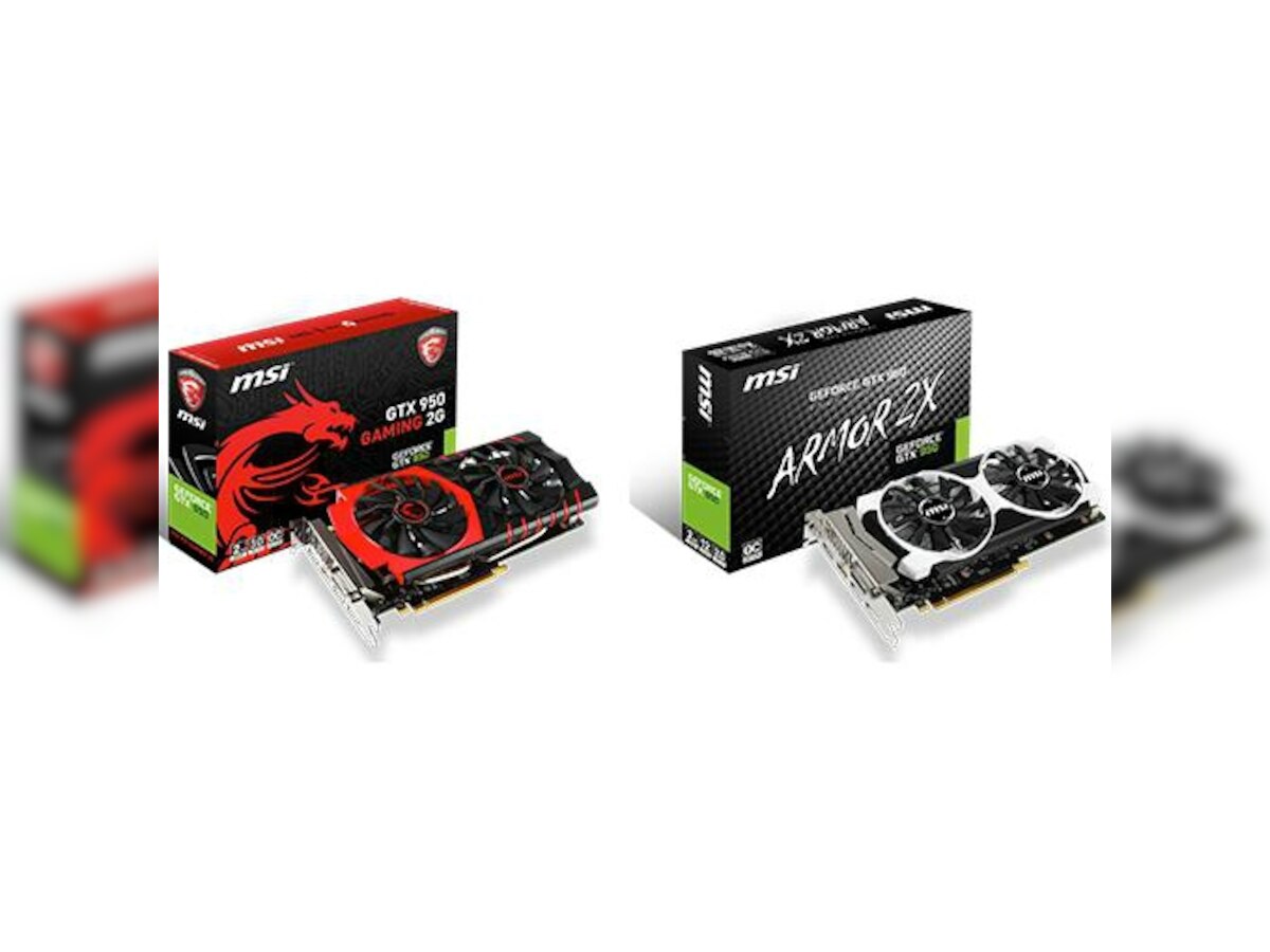 MSI introduces GTX 950 graphics cards