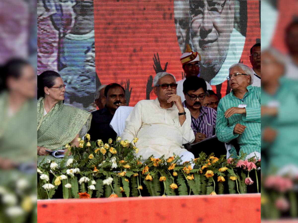 Bihar rally: Sonia Gandhi, Nitish Kumar playing 'supporting role' in ...