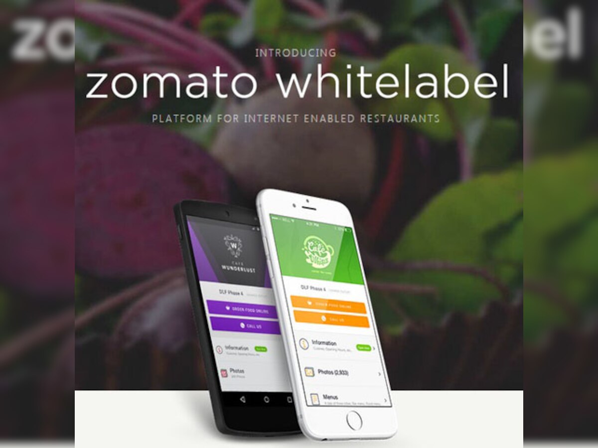 Zomato launches Whitelabel, allows restaurateurs to make their own app