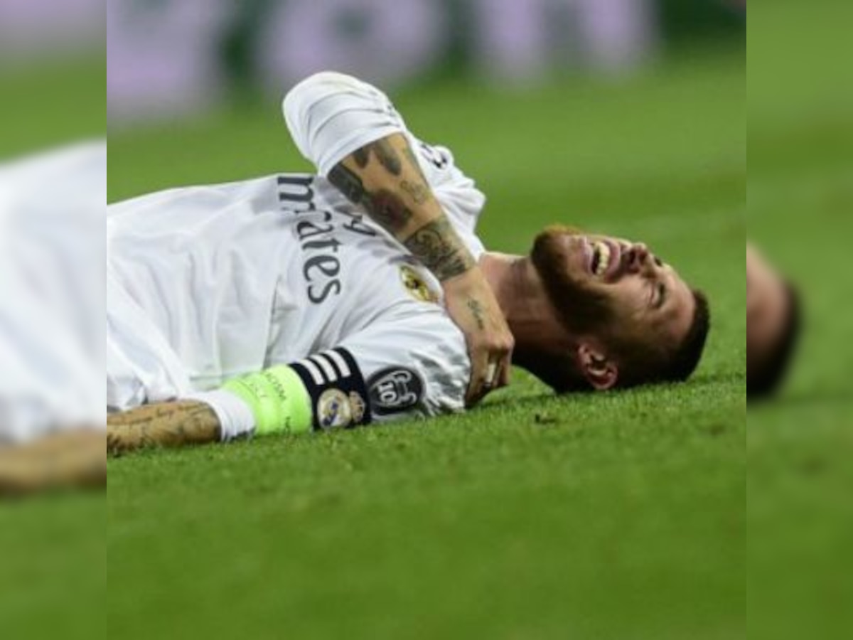 UCL 2015: Real Madrid defender Sergio Ramos sidelined with dislocated ...