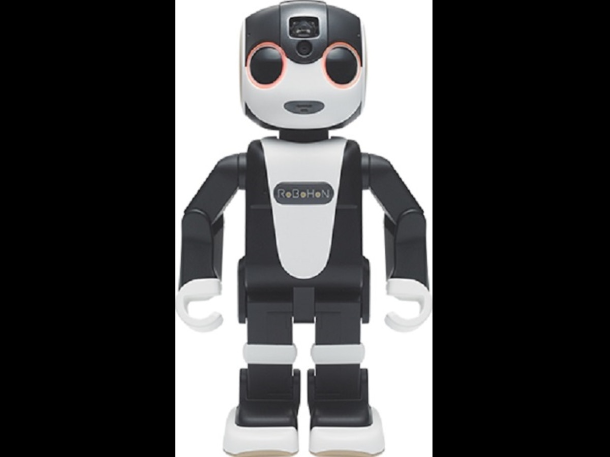 Japanese company Sharp introduces walking robot smartphone named RoboHon