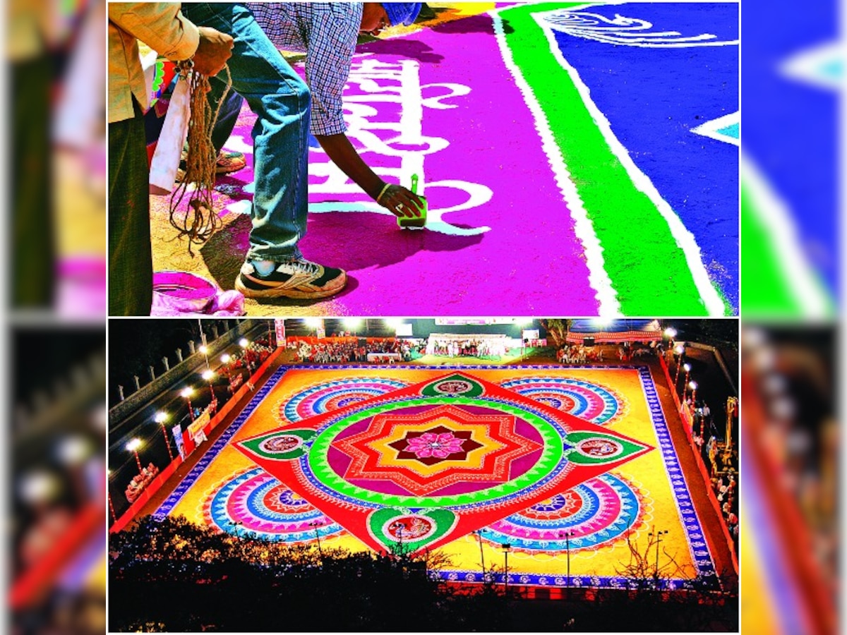 Male rangoli artists gain popularity in Thane and Navi Mumbai