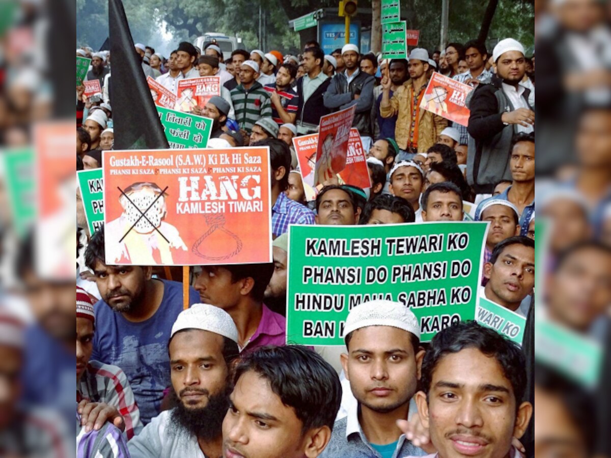 Kamlesh Tiwari Row: Several protesters booked for giving pro-ISIS ...