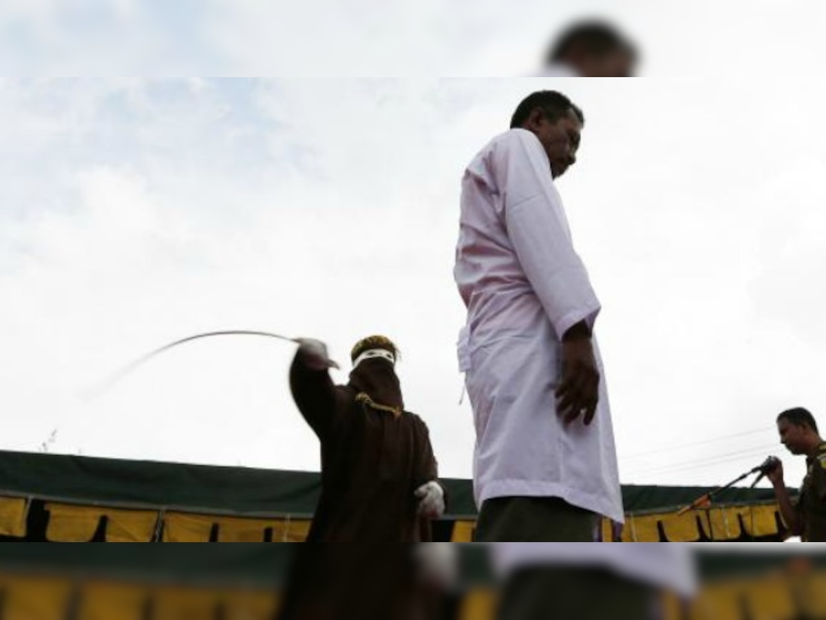 18 people publicly caned in Indonesia for breaking Islamic law