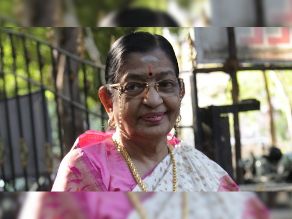 Singer P Susheela says her husband fell in love with her voice
