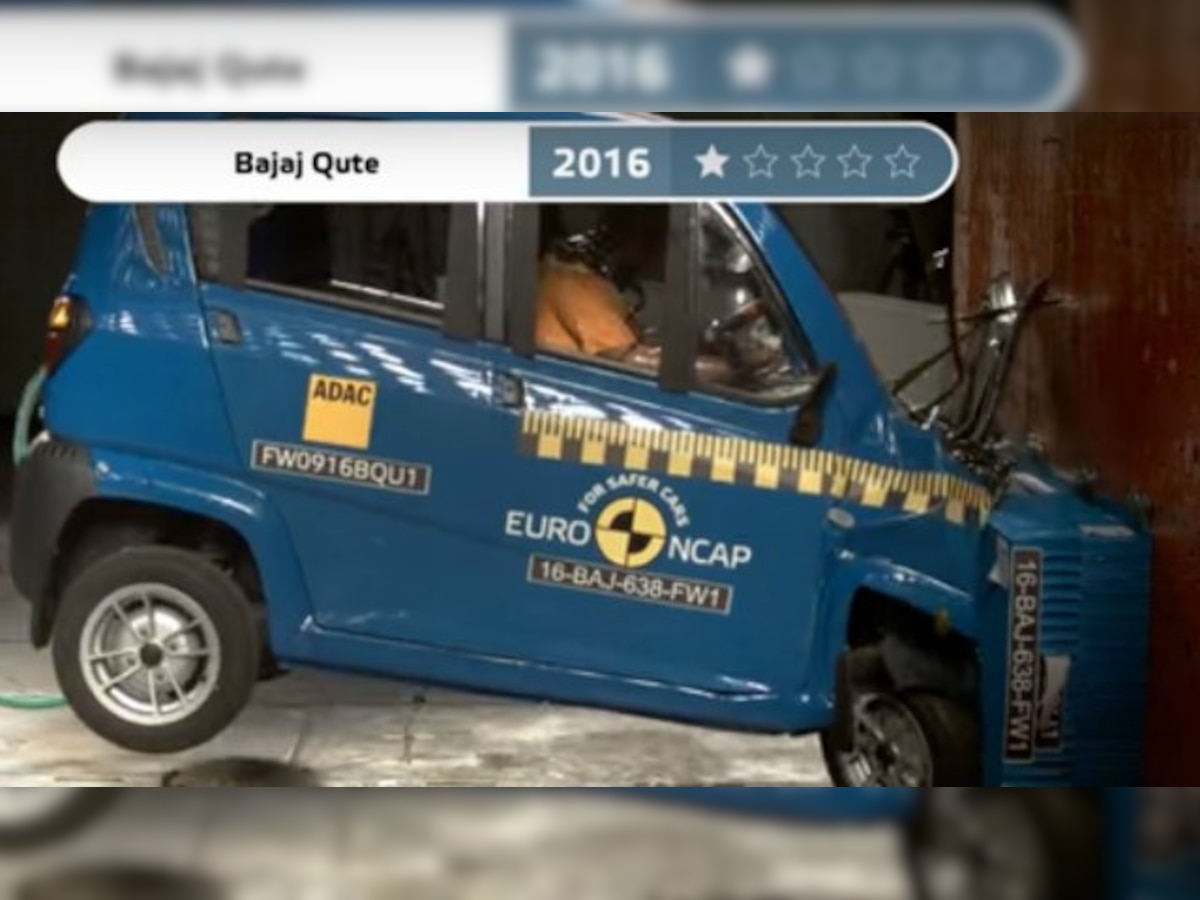 Global safety standards body pulls up Bajaj for delight over Qute's 1 ...