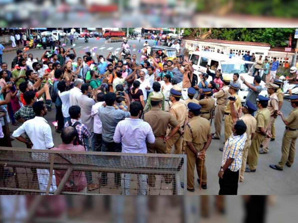 Journalists protest in Delhi over press freedom issues in Chandigarh