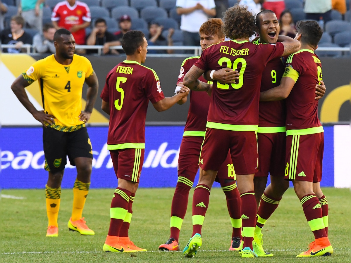 Copa America: Venezuela win over 10-man Jamaica by 1-0