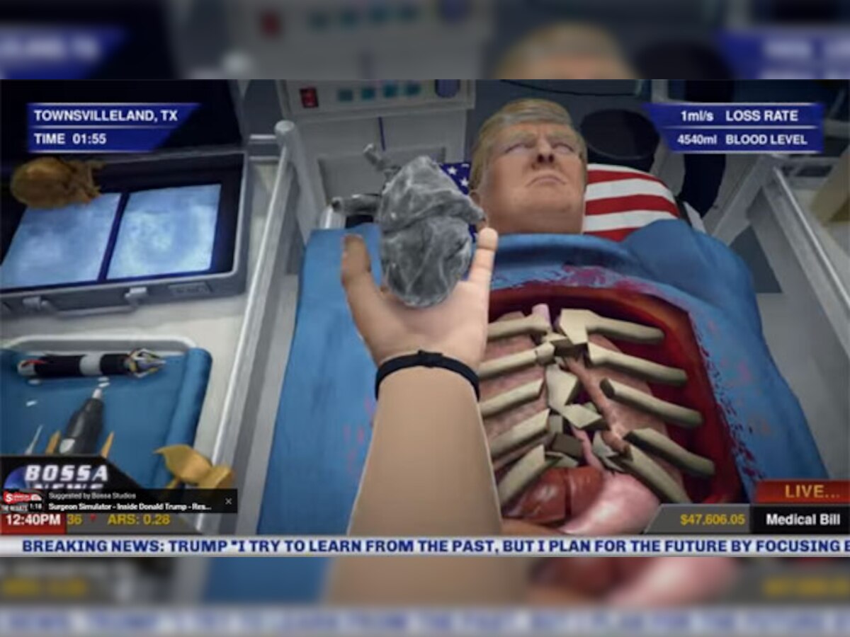 This game lets you perform open heart surgery on Donald Trump
