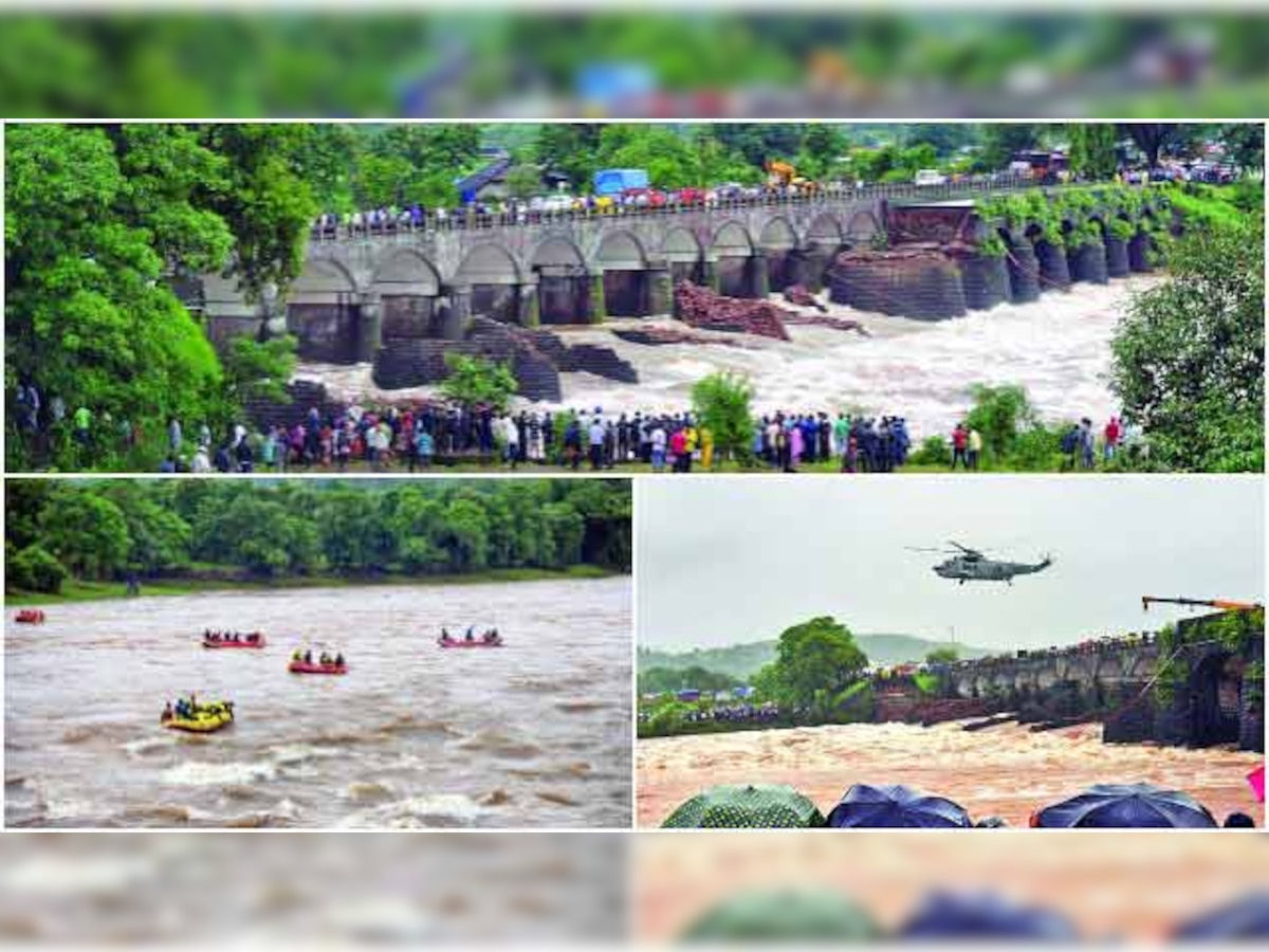 Mahad bridge collapse: 'Vehicles, victims may be washed away into the sea'