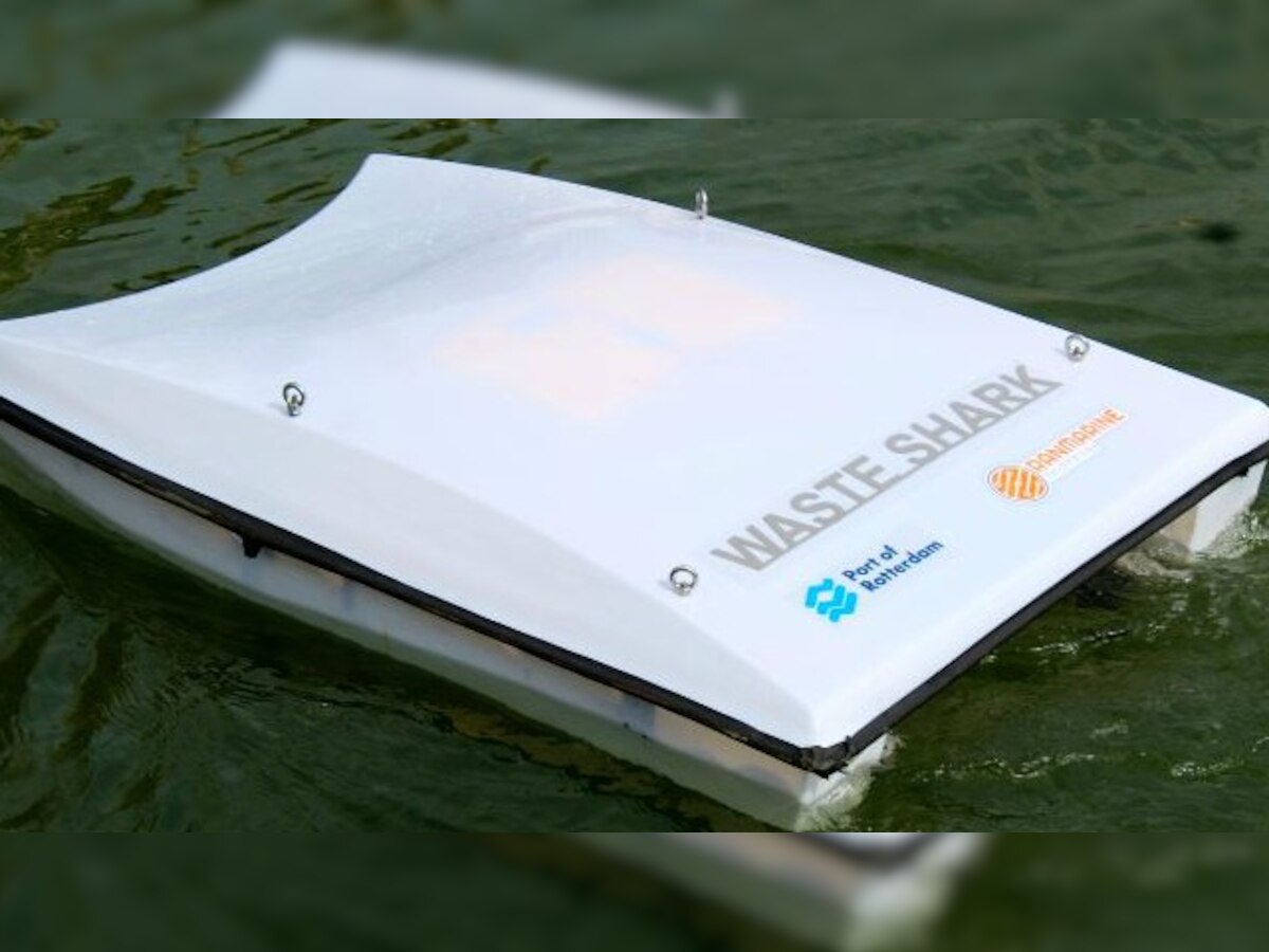Meet the water drone that eats up ocean garbage