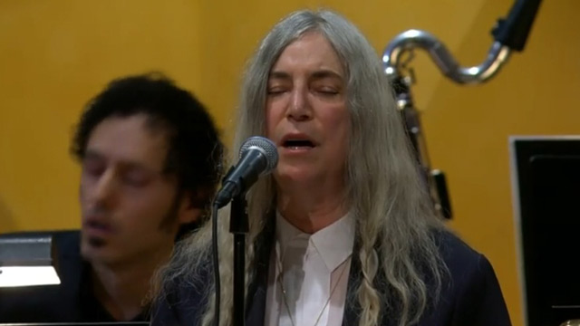 'Nervous' Patti Smith forgets lines to Bob Dylan lyrics during Nobel ... 'Nervous' Patti Smith forgets lines to Bob Dylan lyrics during Nobel ...