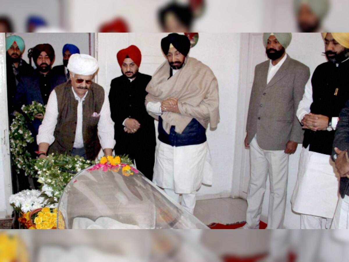 Surjit Singh Barnala cremated with full state honours