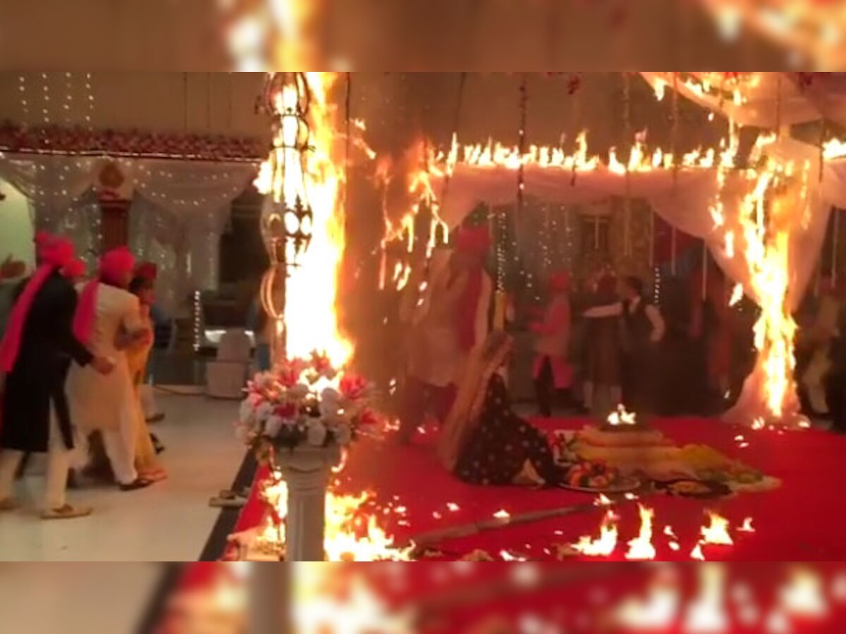 WATCH Video: Fire breaks out on the sets of Beyhadh, Kushal Tandon ...