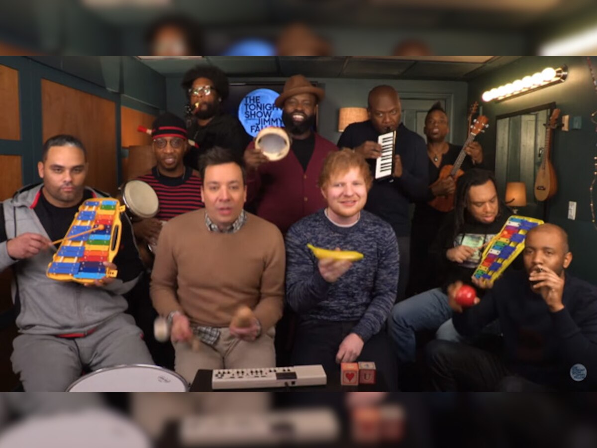 WATCH: Ed Sheeran joins Jimmy Fallon & The Roots for Classroom ...