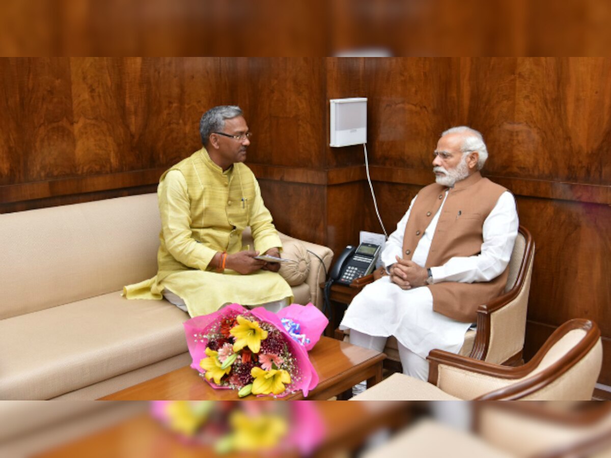 Uttarakhand CM Trivendra Rawat meets Modi, PM asks to curb corruption ...