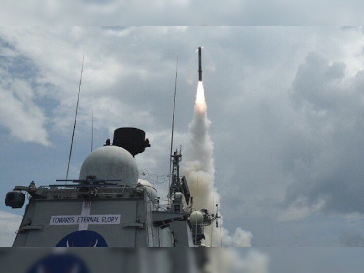 WATCH: Mind-blowing footage of Indian Navy test-firing BrahMos missile ...